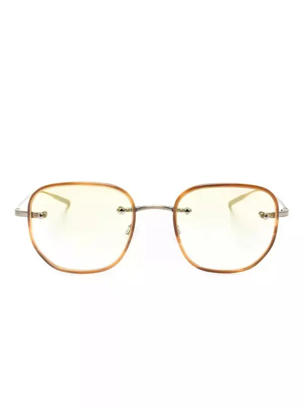 Barton Perreira Tyrone Square-frame Sunglasses - Brown