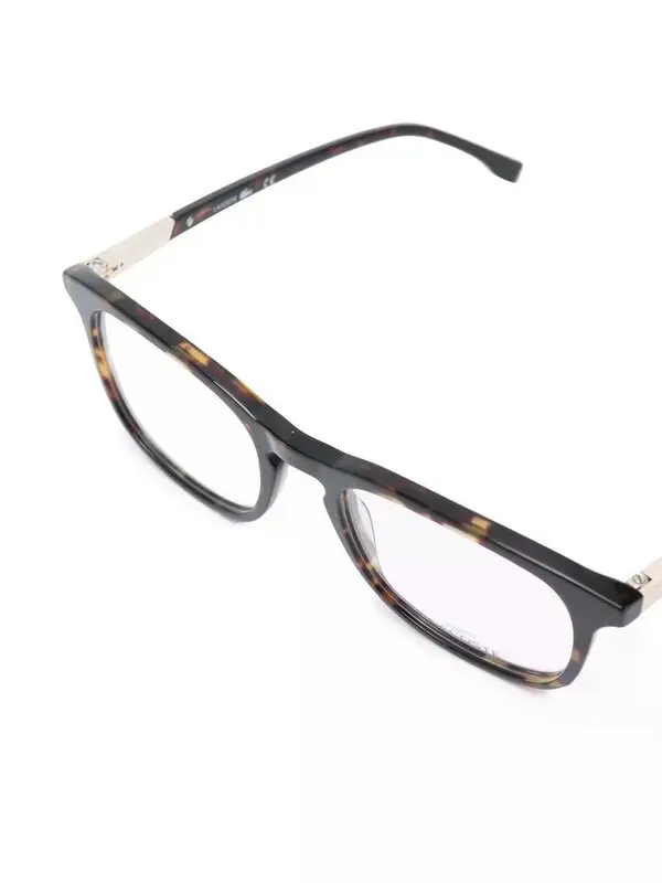 Lacoste Square-frame Tortoiseshell Glasses