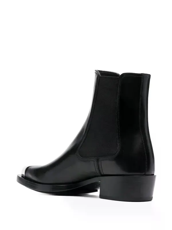 Alexander McQueen Toe-cap 35mm Leather Boots