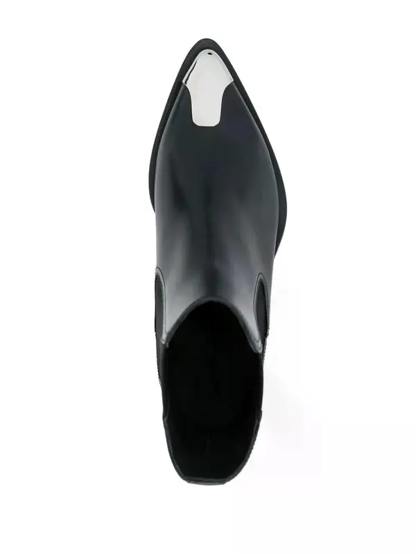 Alexander McQueen Toe-cap 35mm Leather Boots