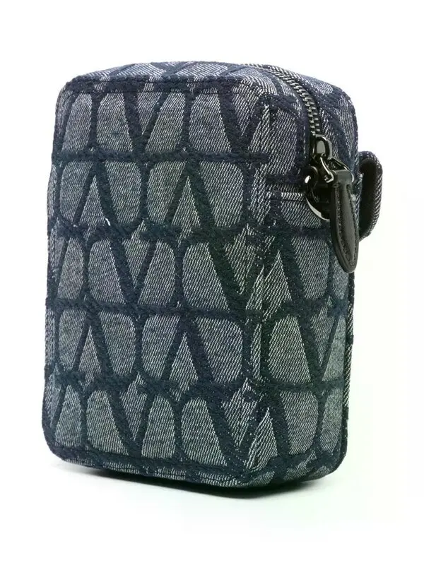 Valentino Garavani Locò Denim Messenger Bag