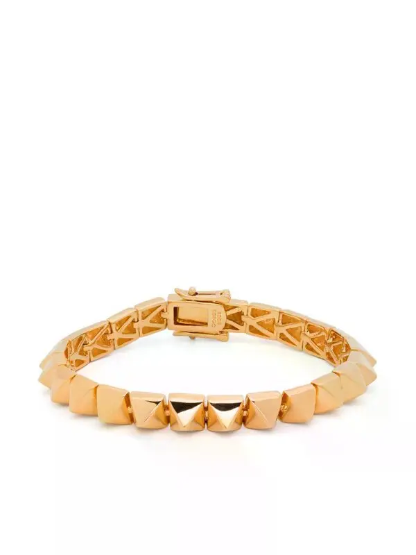 Eddie Borgo 12kt Vermeil Pyramid Bracelet - Gold