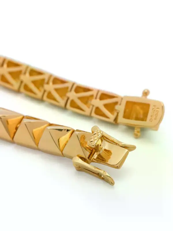 Eddie Borgo 12kt Vermeil Pyramid Bracelet