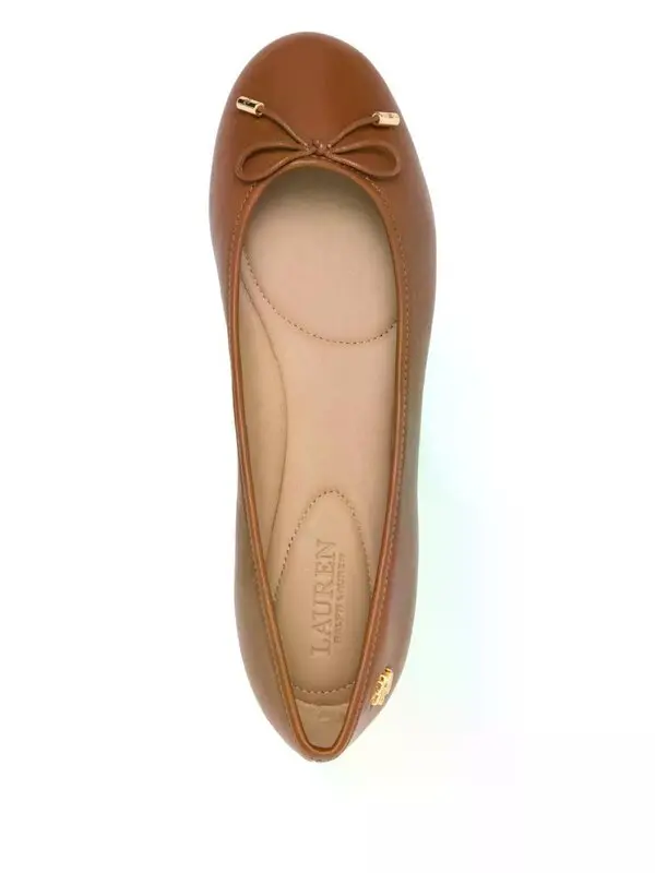 Ralph Lauren Leather Ballerina Shoes
