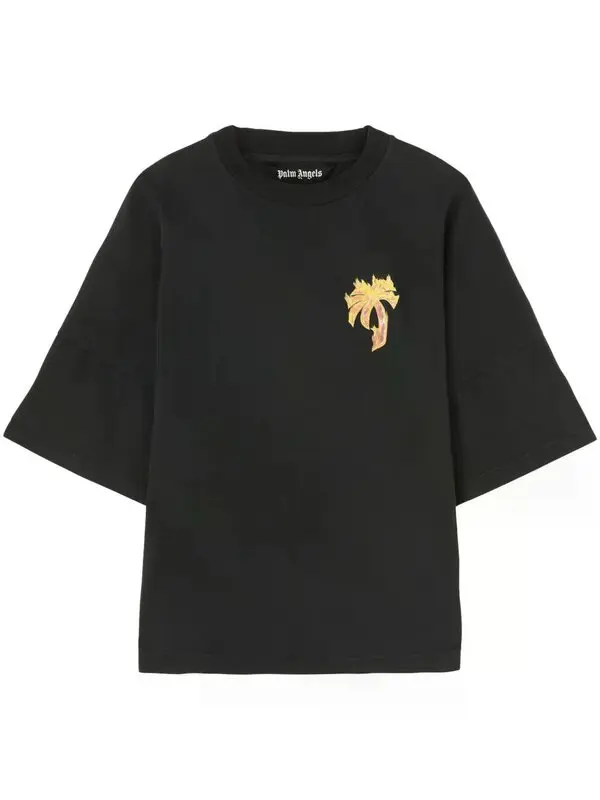 Palm Angels Logo-print Cotton T-shirt