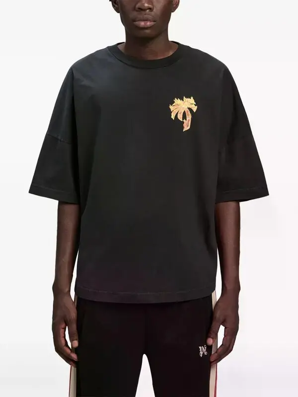 Palm Angels Logo-print Cotton T-shirt