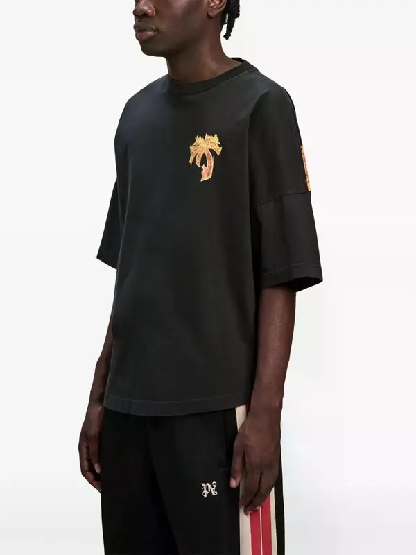 Palm Angels Logo-print Cotton T-shirt