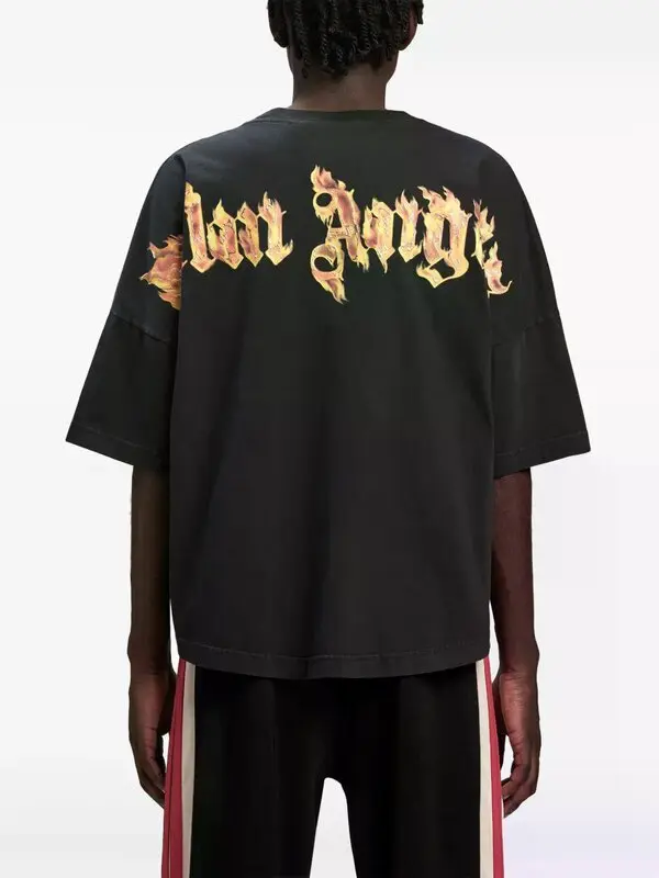 Palm Angels Logo-print Cotton T-shirt