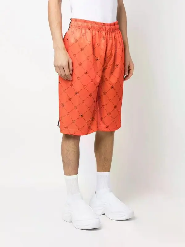 Marni Graphic Print Wide Leg Shorts