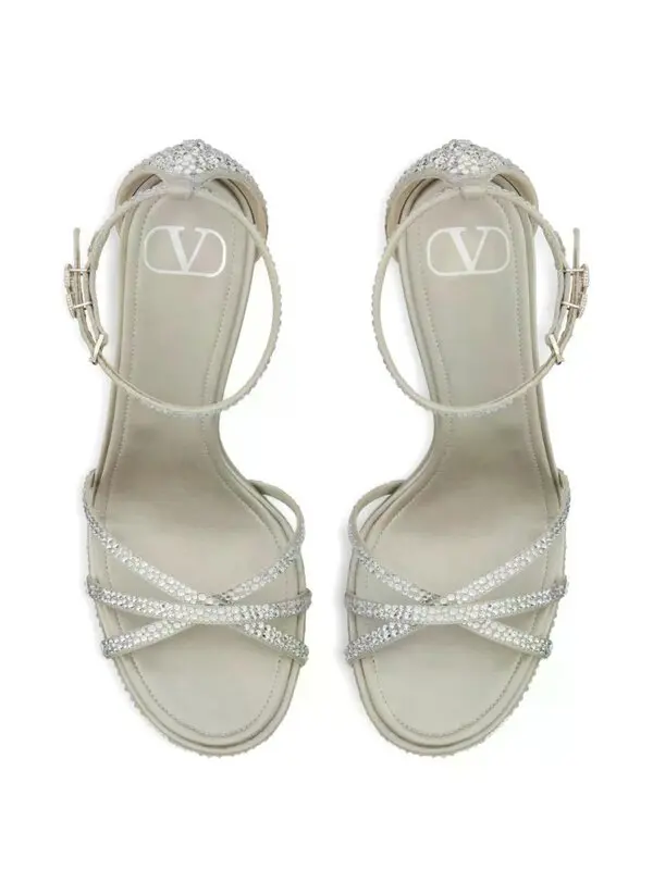 Valentino Garavani Embellished Platform Sandals
