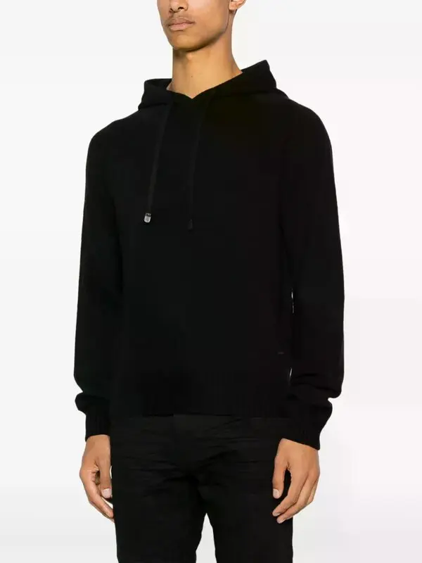 TOM FORD Cashmere Hoodie - Black