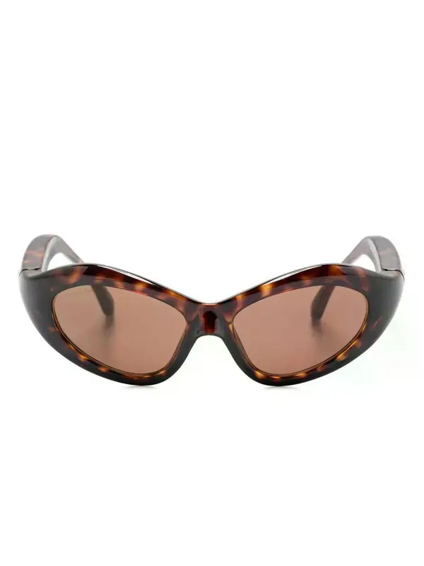 Balenciaga Orbit Cat Sunglasses - Brown