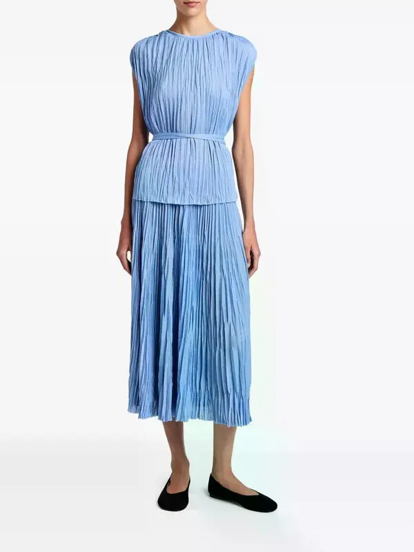 Proenza Schouler White Label Lyra Blouse - Blue