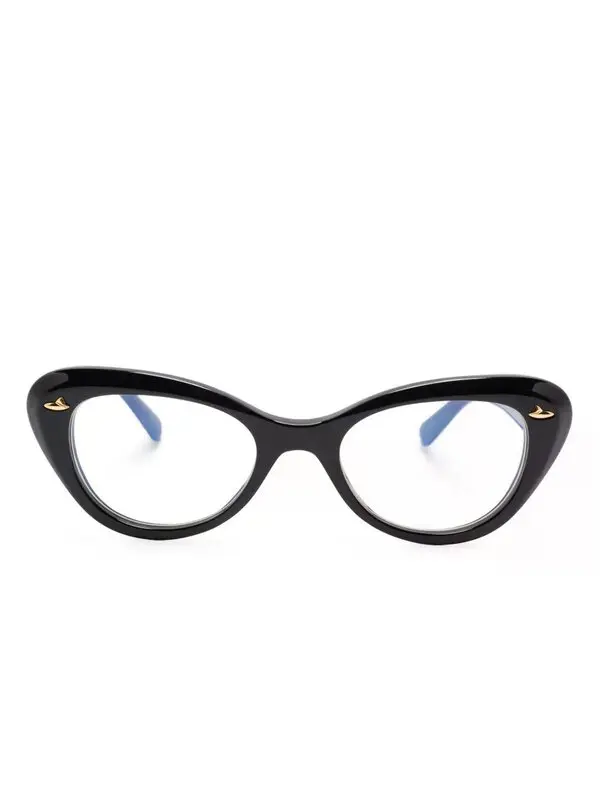 SESTINI EYEWEAR Quattro Cat-eye Glasses - Black