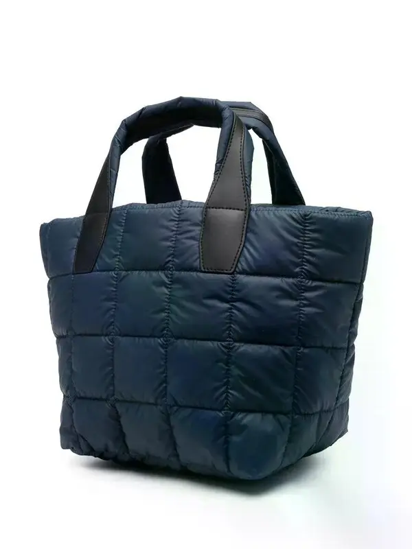 VEECOLLECTIVE Quilted Tote Bag - Blue