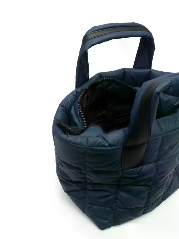 VEECOLLECTIVE Quilted Tote Bag - Blue