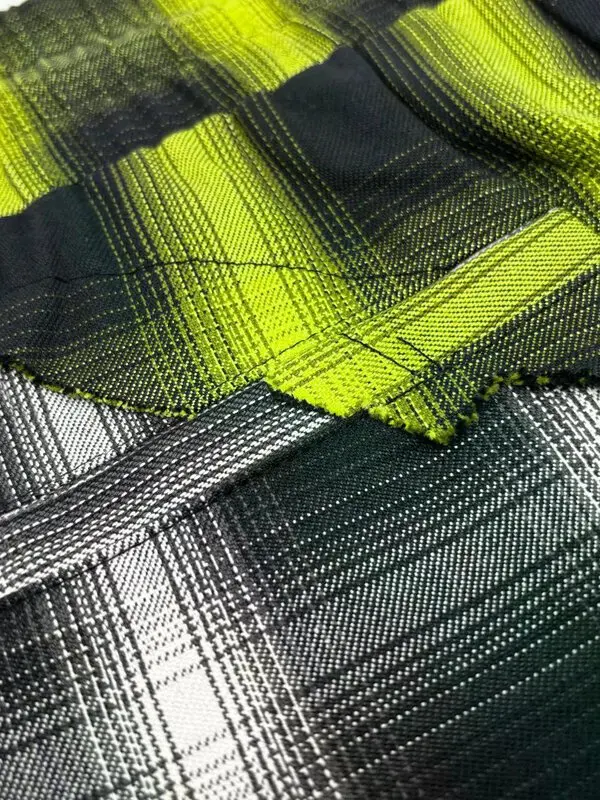 MOSTLY HEARD RARELY SEEN Cut-up Plaid Checkered Cotton Shorts