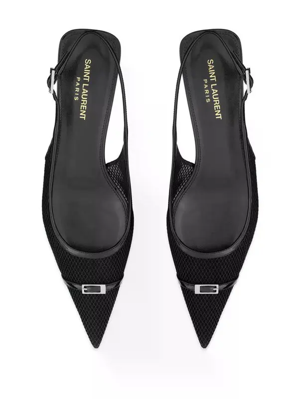Saint Laurent Slingback Mesh Pumps