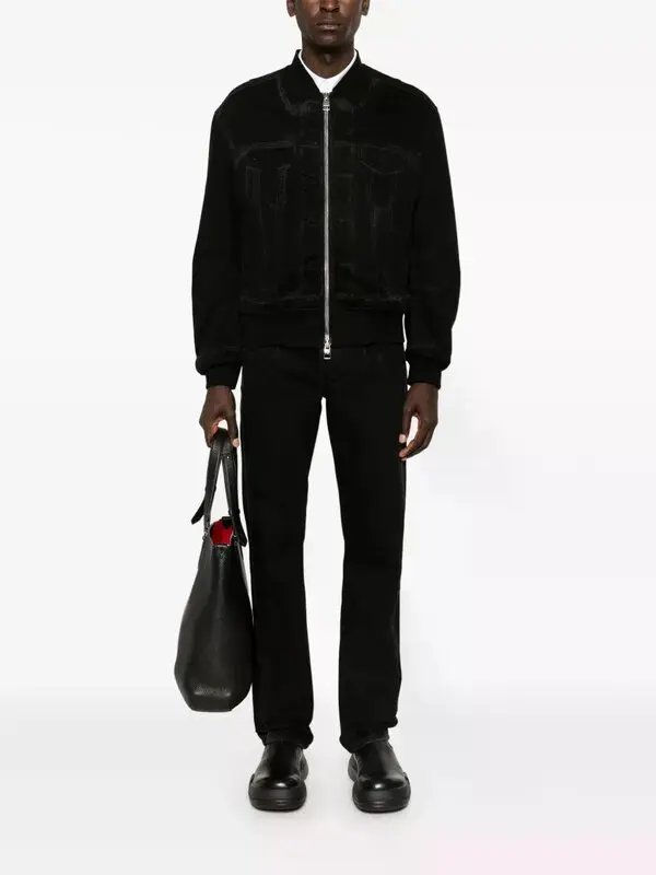 Alexander McQueen Denim Bomber Jacket