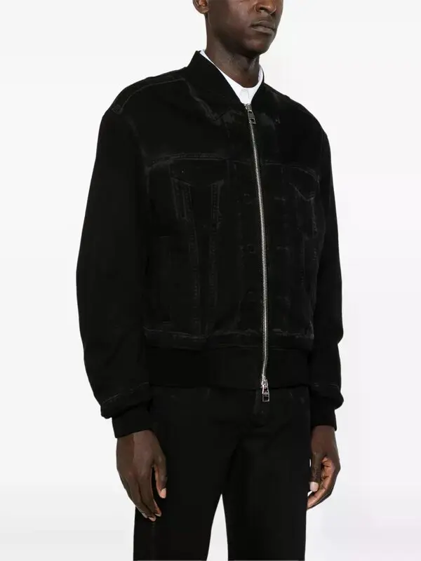 Alexander McQueen Denim Bomber Jacket
