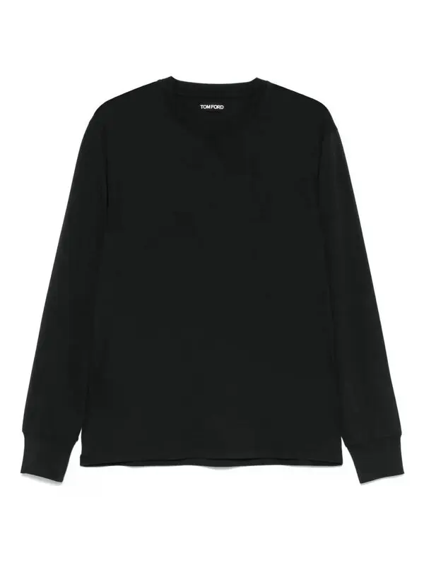 TOM FORD Crew-neck T-shirt - Black