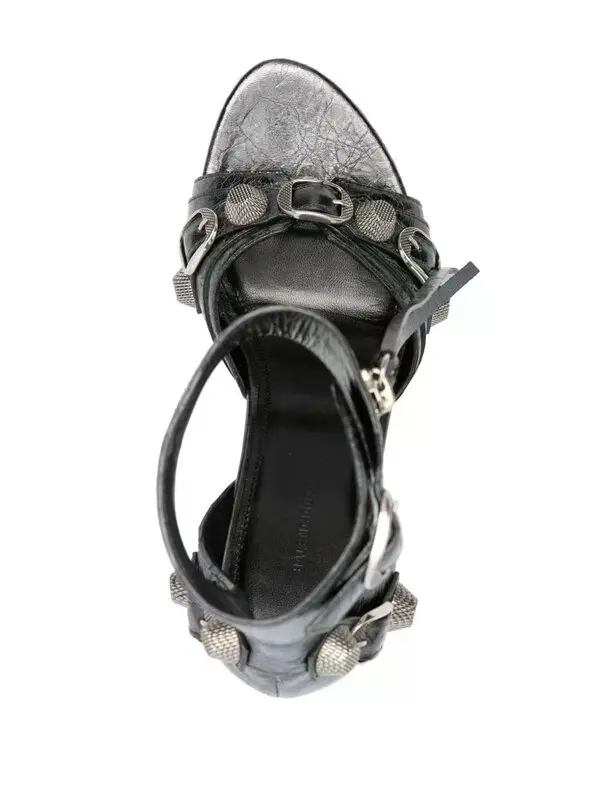 Balenciaga Cagole 110mm Leather Sandals