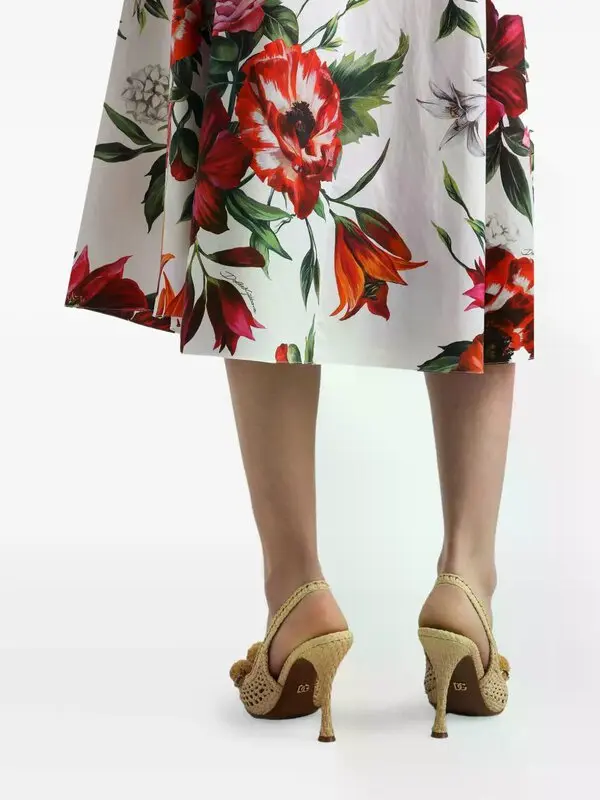 Dolce & Gabbana Floral-print Midi Skirt