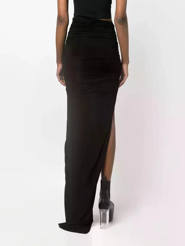 Rick Owens Asymmetric Maxi Skirt