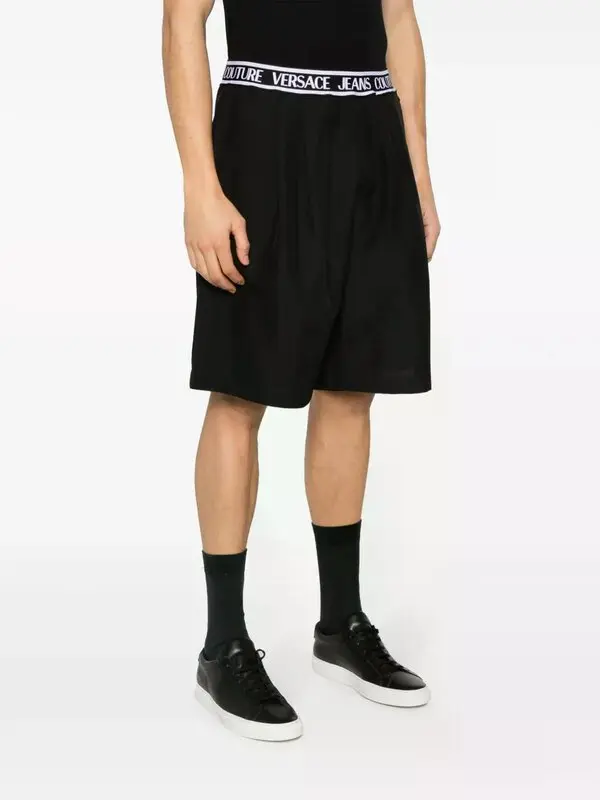 Versace Logo-waistband Shorts