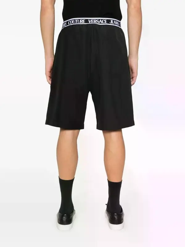 Versace Logo-waistband Shorts