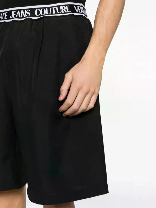 Versace Logo-waistband Shorts