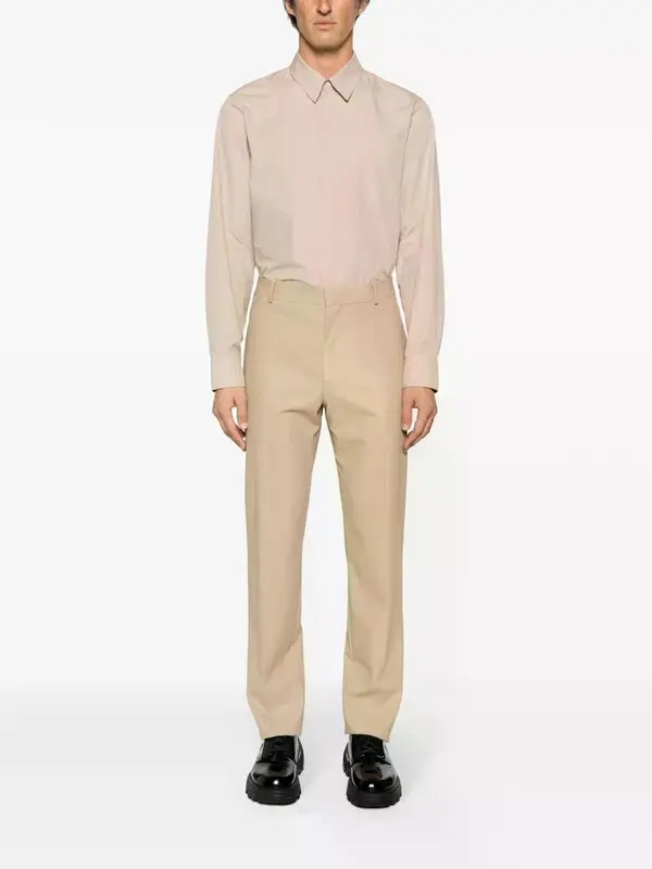 Alexander McQueen Mid-rise Twill-weave Tailored Trousers