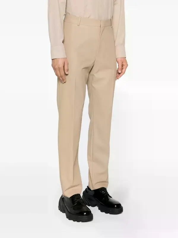 Alexander McQueen Mid-rise Twill-weave Tailored Trousers