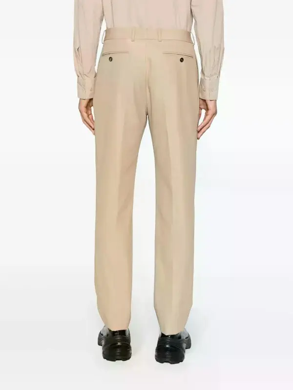 Alexander McQueen Mid-rise Twill-weave Tailored Trousers