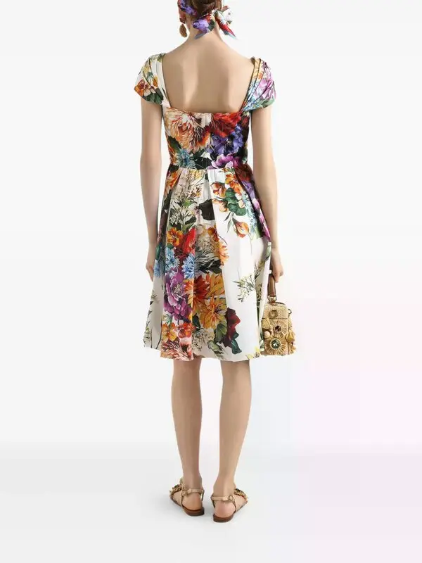 Dolce & Gabbana Floral-print Midi Dress