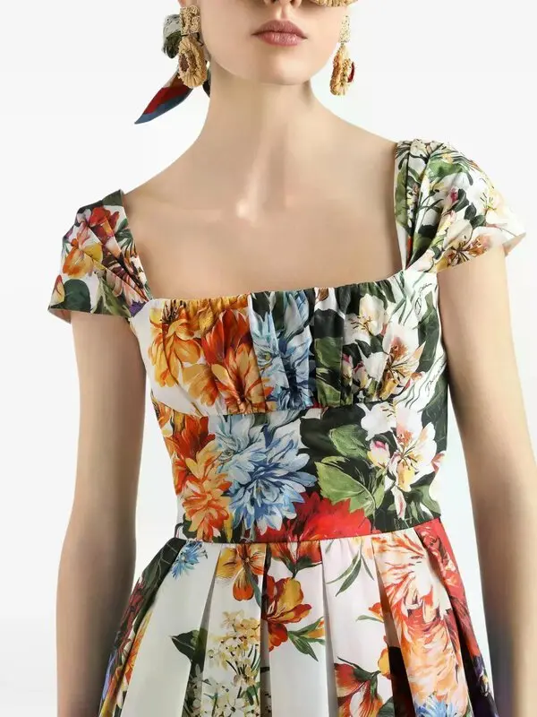 Dolce & Gabbana Floral-print Midi Dress