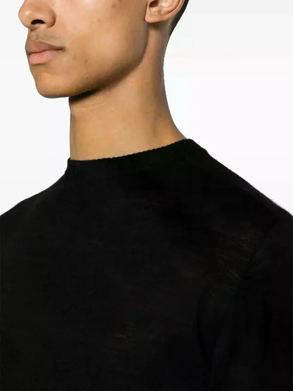 Rick Owens Oversized Virgin Wool Jumper