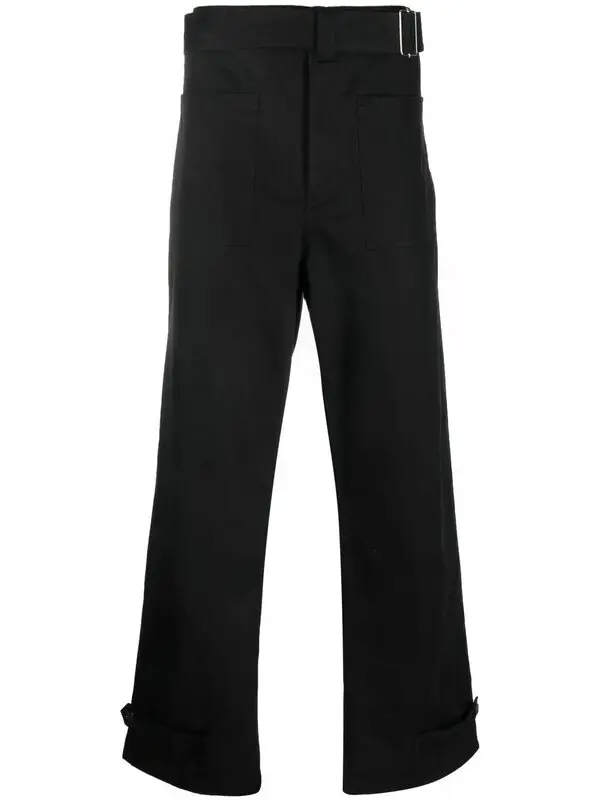 Alexander McQueen Buckled Four-pocket Straight Trousers
