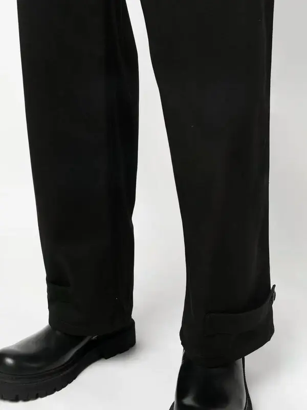 Alexander McQueen Buckled Four-pocket Straight Trousers