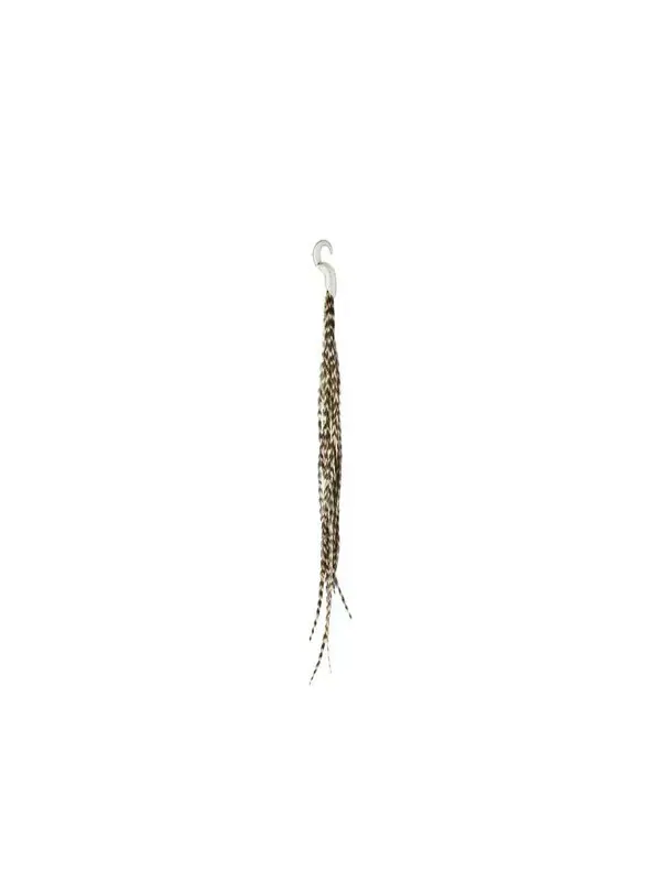COURREGES Plume Single Earring - Black