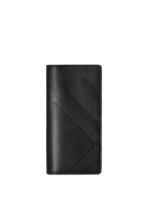 Burberry Embossed Check Continental Wallet