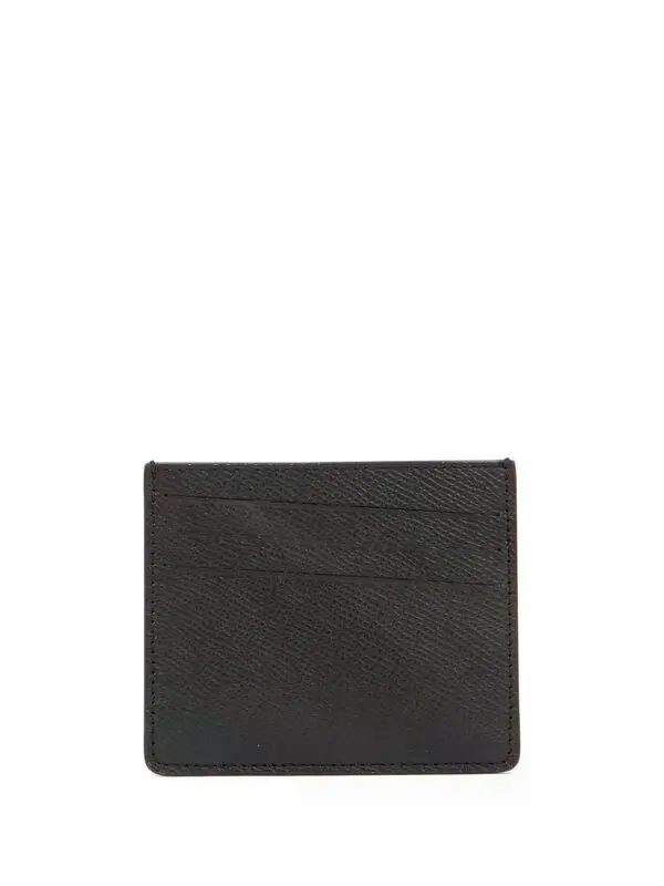 MAISON MARGIELA Four Stitches Leather Card Holder - Black