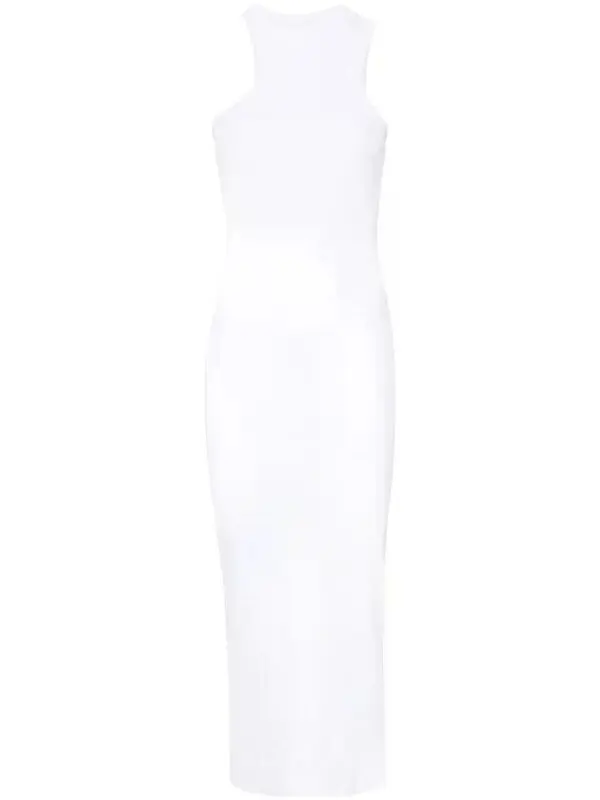 Axel Arigato Asymmetric Ribbed Midi Dress