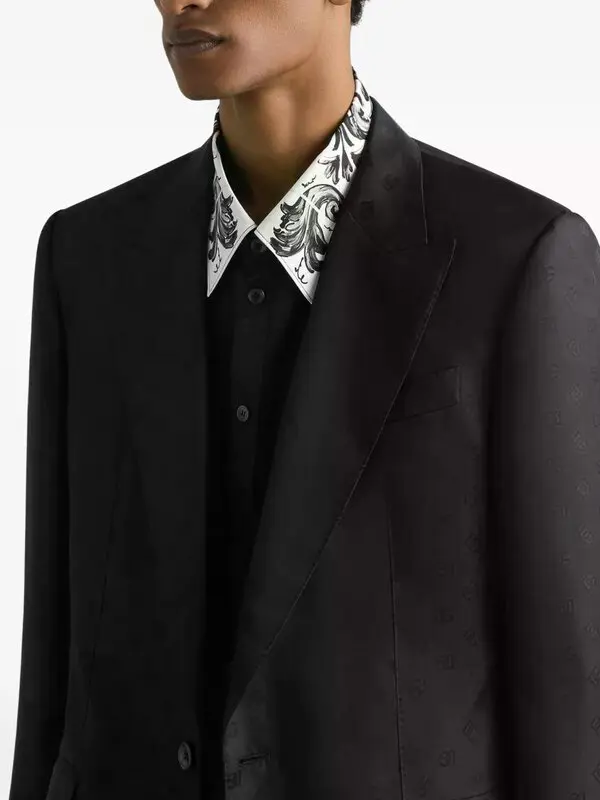 Dolce & Gabbana Logo-jacquard Blazer