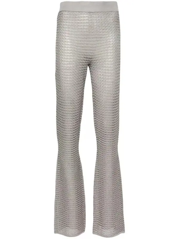 Remain Birger Christensen Metallic Striped Flared Trousers