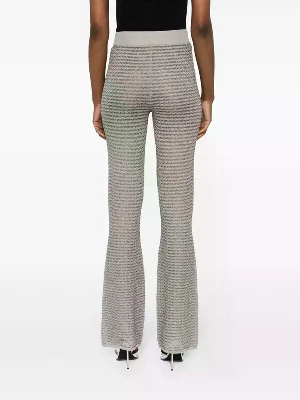 Remain Birger Christensen Metallic Striped Flared Trousers