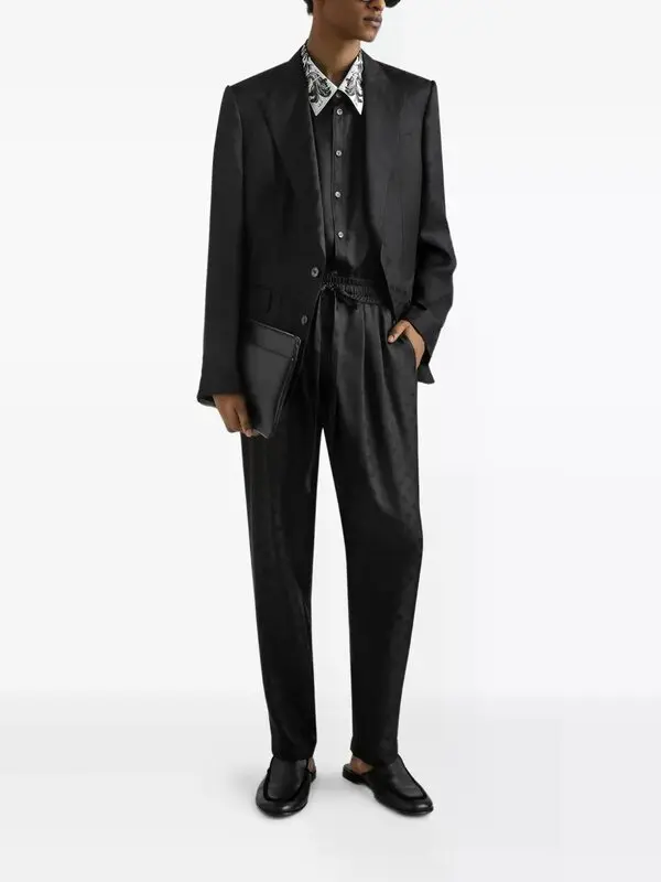 Dolce & Gabbana Pattern-jacquard Trousers