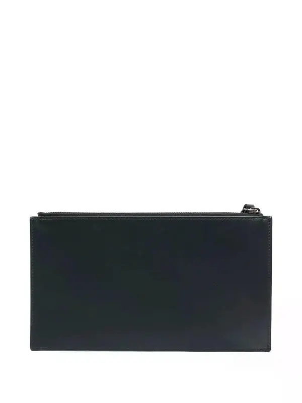 DOUCAL'S Smooth Leather Wallet - Blue