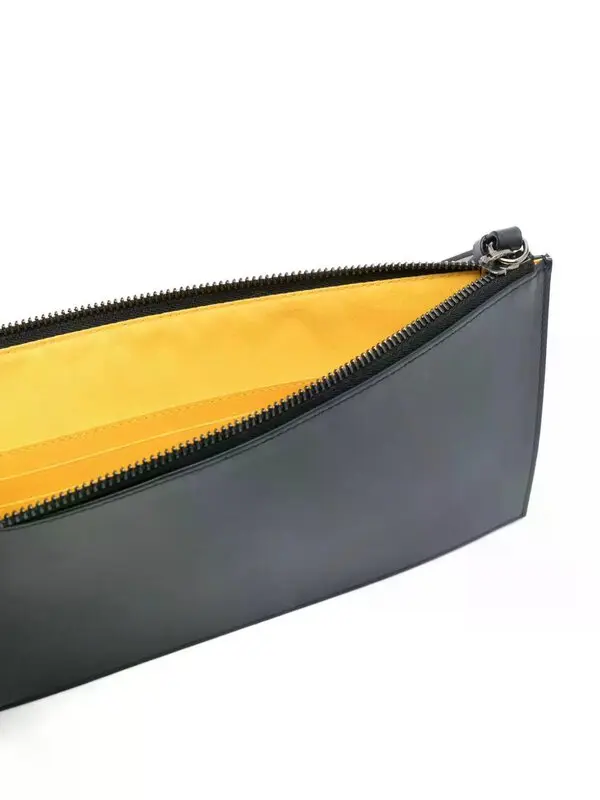 DOUCAL'S Smooth Leather Wallet - Blue