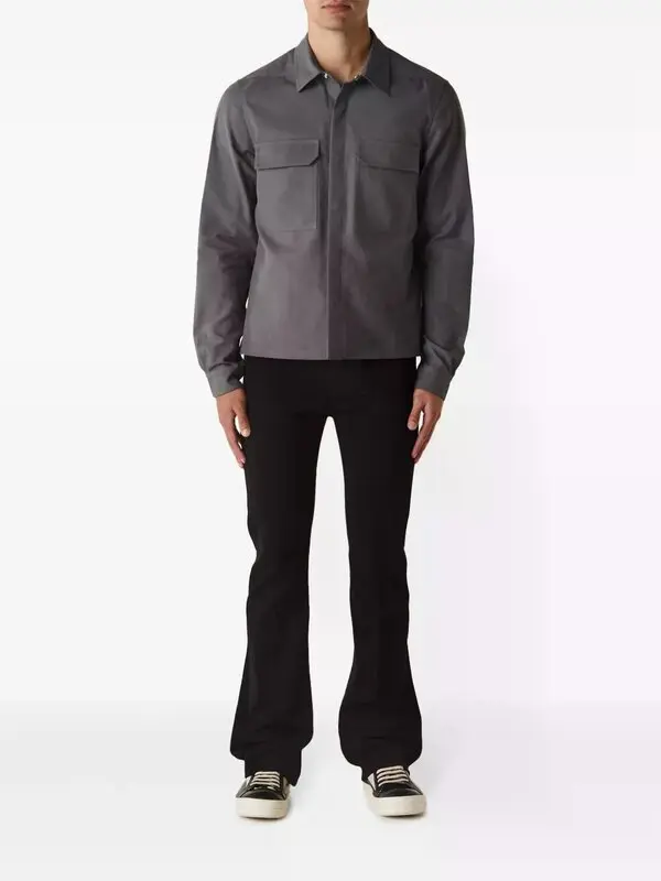 Rick Owens Classic-collar Twill Shirt
